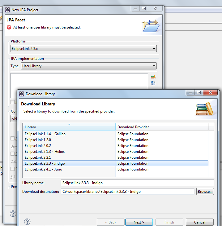 Josel Toro: Configurar un proyecto web java simple para soportar JPA y JSF en Eclipse