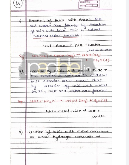 CBSC Class 10 science notes padle.in