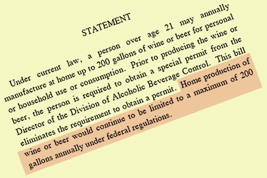 Beer-Stained Letter: Dump the permit, keep the law