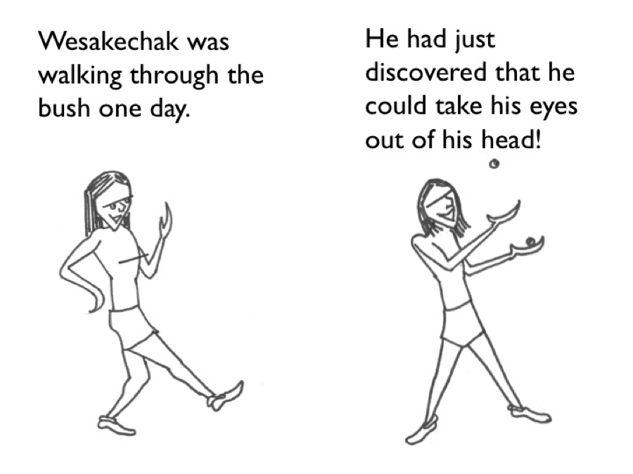 Musée Héritage Museum: Wesakechak and the Birch Trees: A Métis Legend