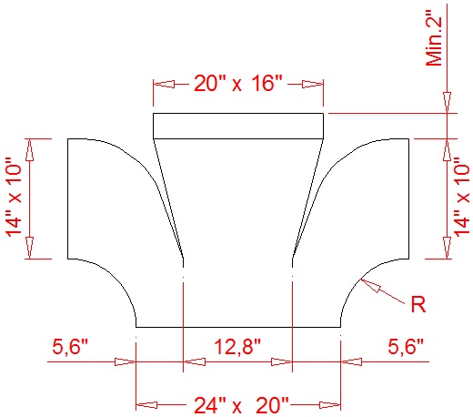 DUCTING HVAC: Rumus ducting cabang (branch duct) /pembagian area