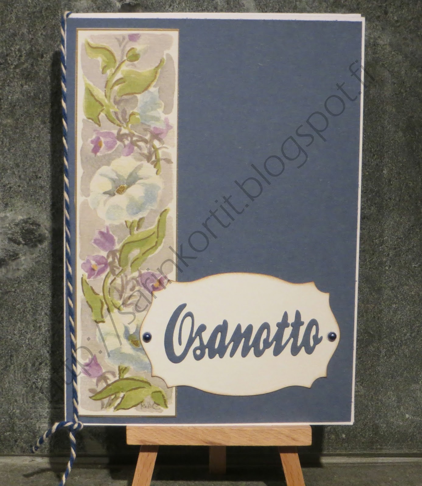 Askartelukorento - Sarin askartelut: Osanotto -kortteja