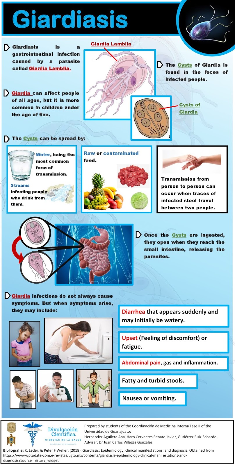 DIVULGACIÓN CIENTÍFICA UG: Giardiasis