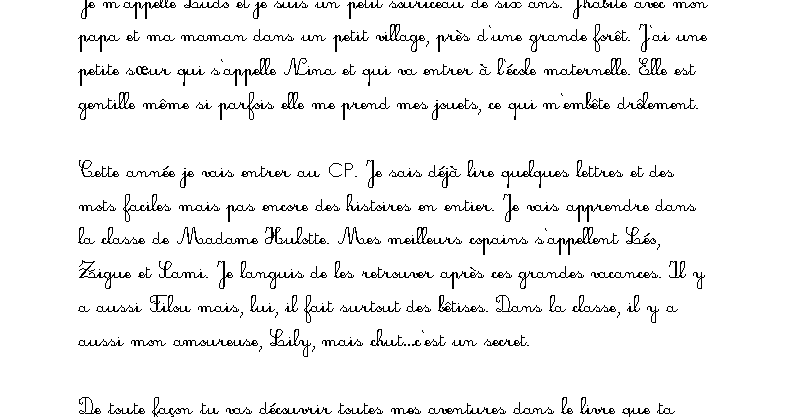 En classe avec Ludo: la lettre de rentrée