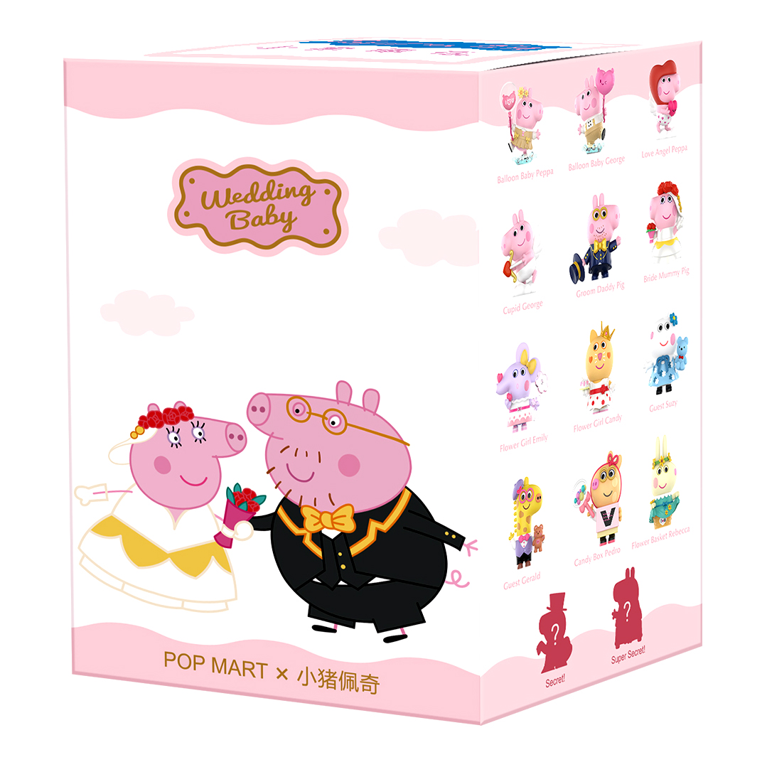 Pop Mart Guest Gerald Licensed Series Peppa Pig Wedding Baby Series ...