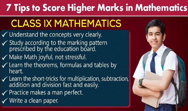 7 Tips to Score Higher Marks in Mathematics (Class IX Mathematics)