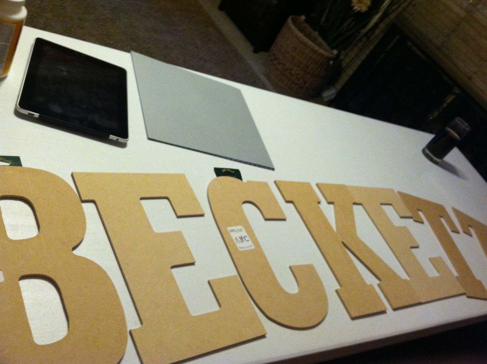 Beckett Name Sign | A Sweet Life with Buck & Chuck