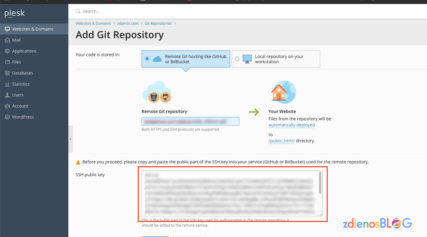 Membuat Repository Github Pull Otomatis di Hosting - blog zdienos