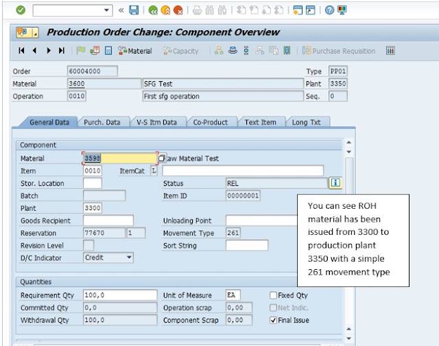 Production Planning in a cross plant set-up | SAP Online Guides