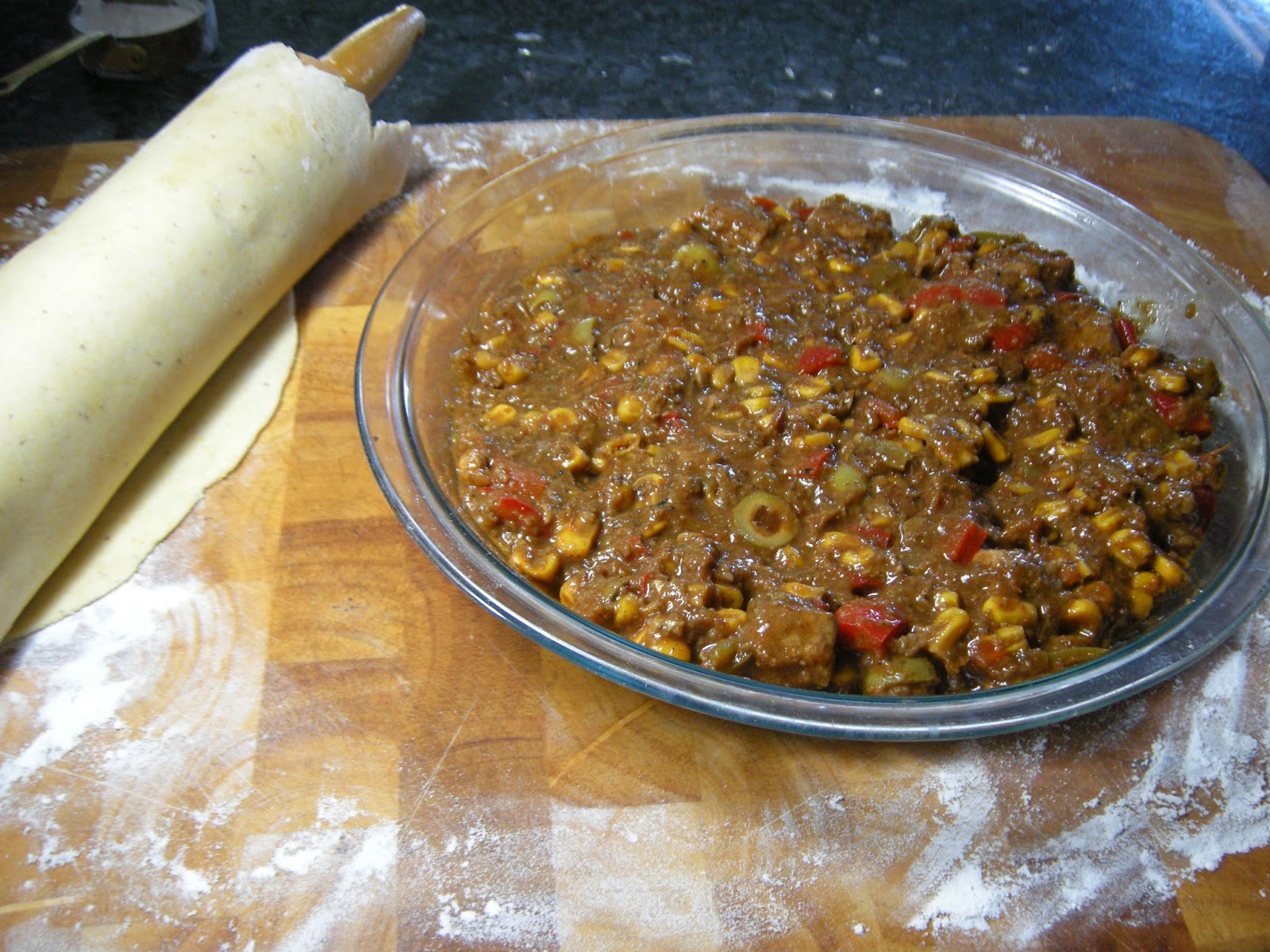 Kitchens Are Monkey Business: Rosie Makes Her Pig Pie.