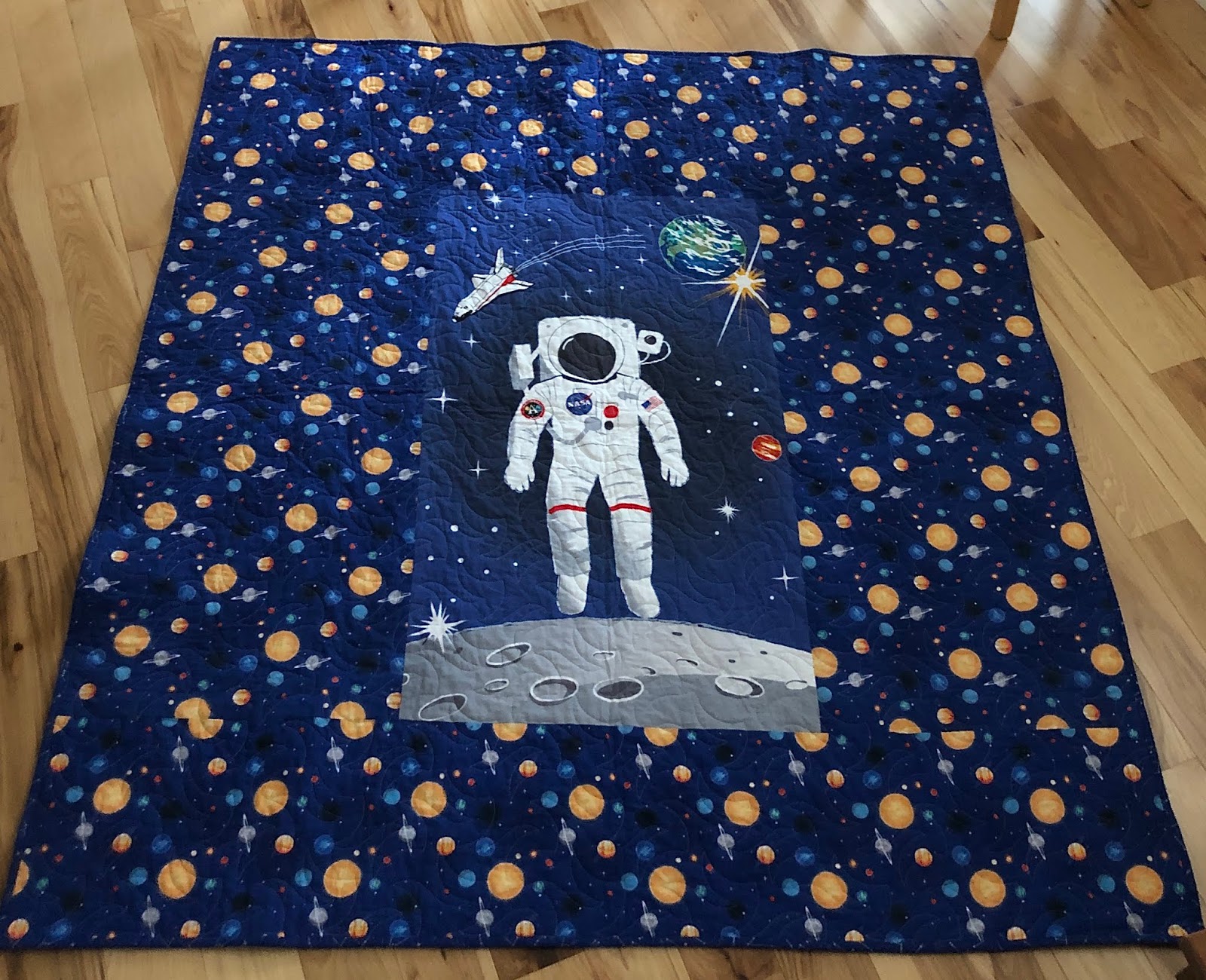 NASA Quilt Finished! - Stories from the Sewing Room