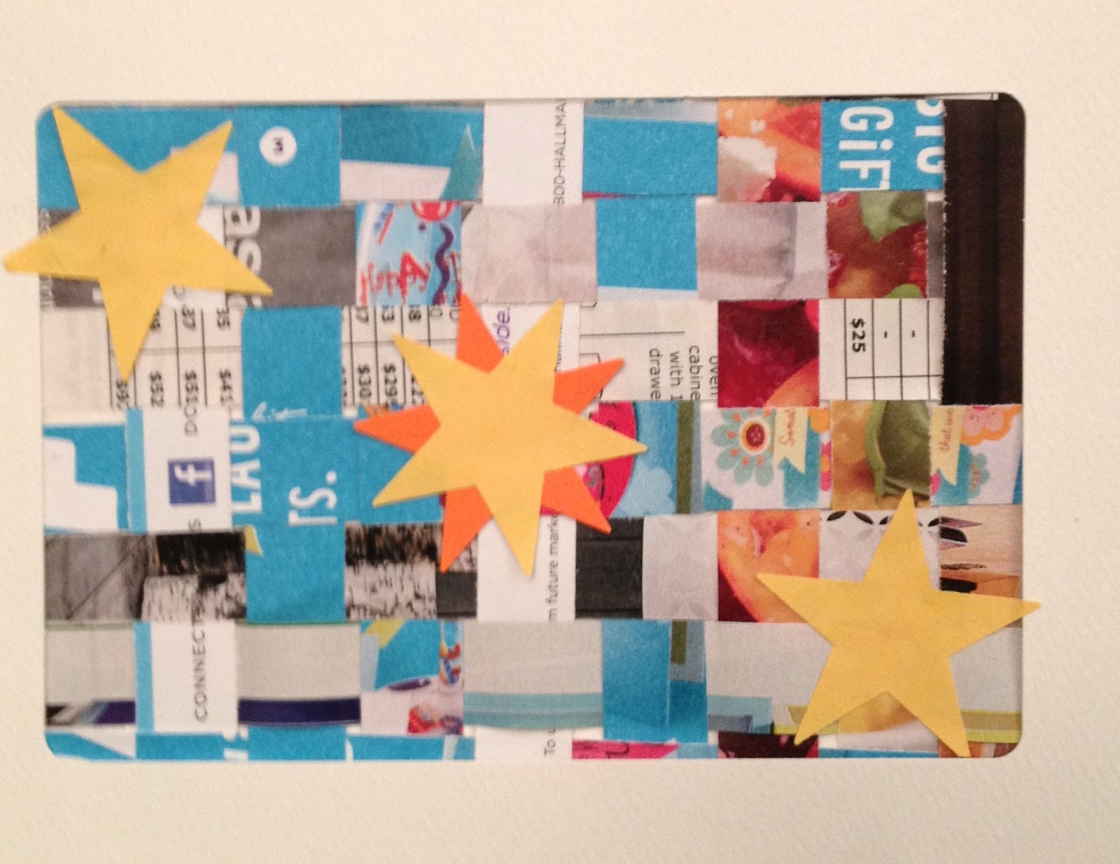 annemadethis: Workshop-Making Cards from Recycled Materials