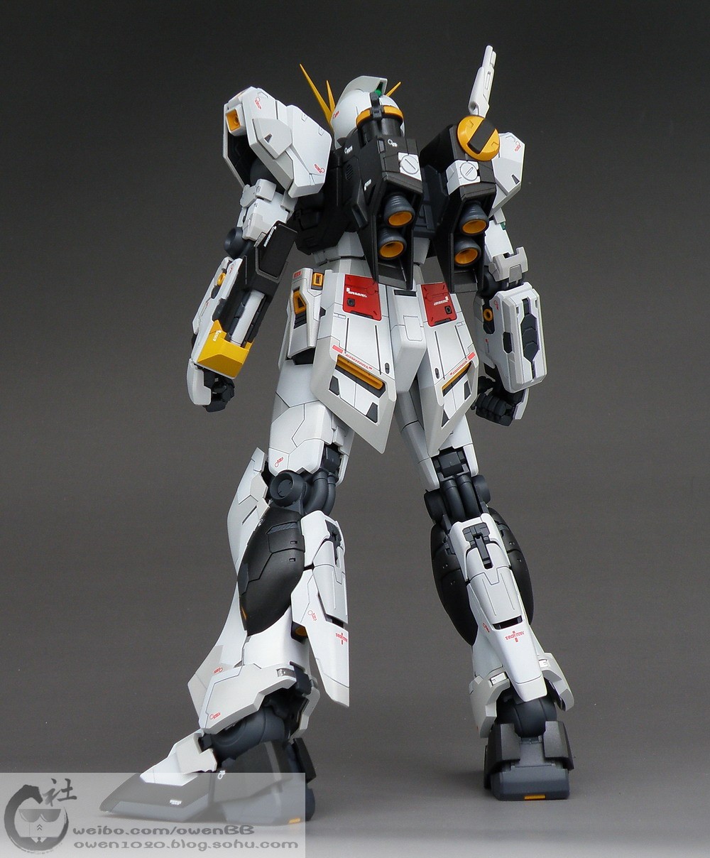 GUNDAM GUY: MG 1/100 Nu Gundam Ver Ka. - Painted Build