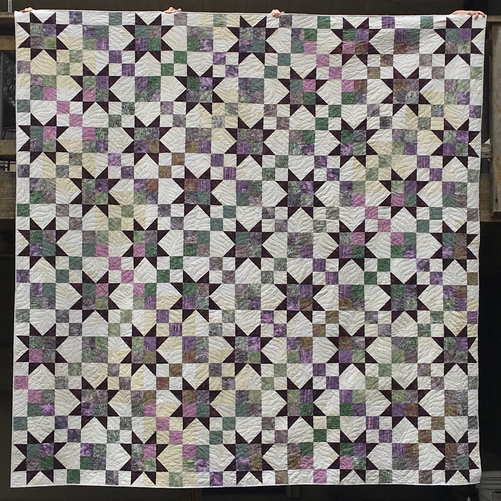 Grace and Peace Quilting: Karen's 👑 King Size 👑 Quilt