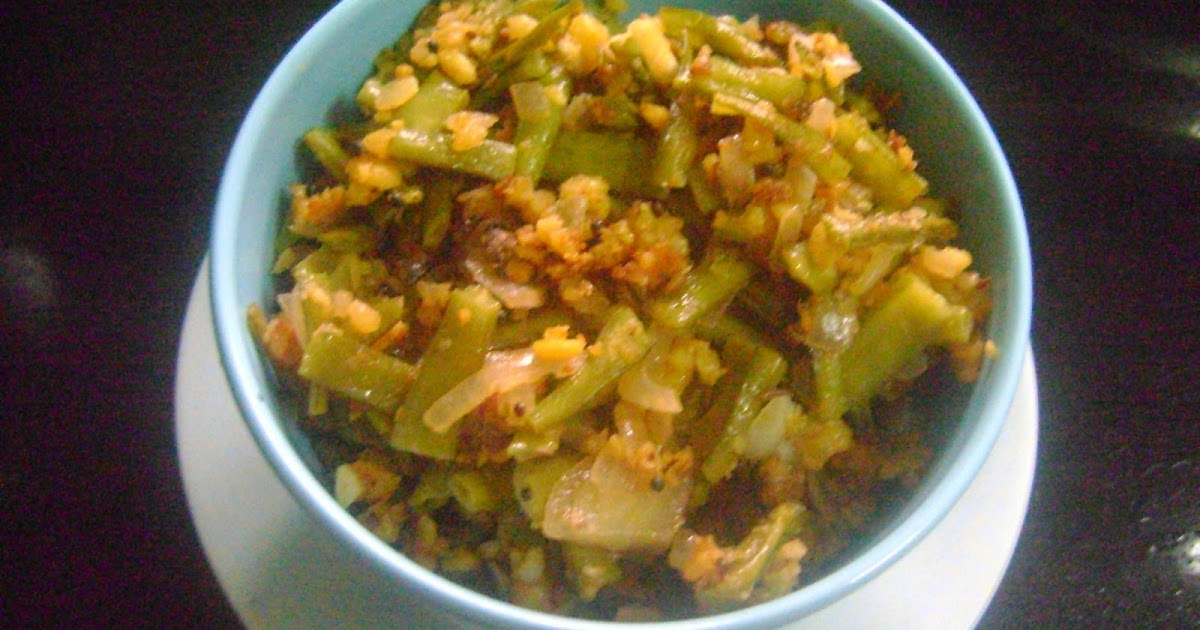 Raji Ramakrishnan : KOTHAVARAKKA SUBZI (CLUSTER BEANS)
