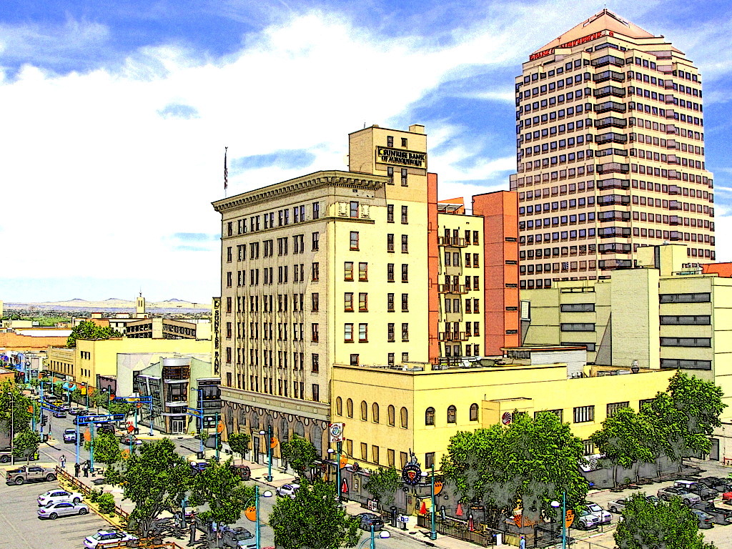 Gold Street: ABQ: Drawings of Downtown