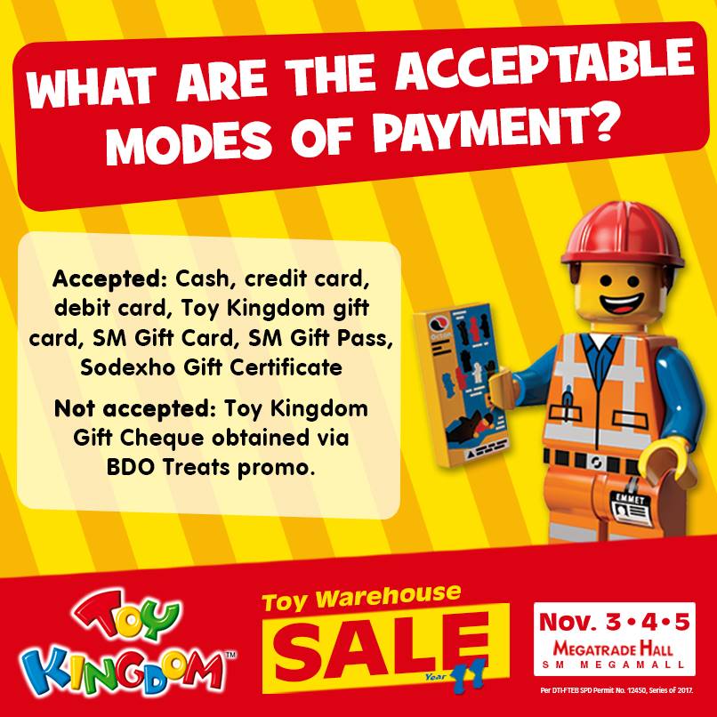 Manila Shopper: Toy Kingdom Toy Warehouse SALE: Nov 2017