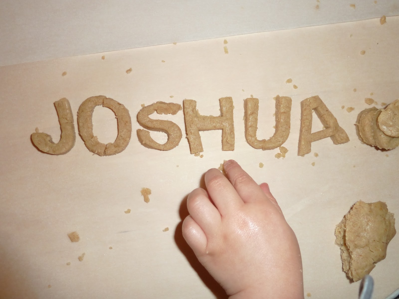 Family FECS: Montessori Activity: Teaching Letters with Playdough