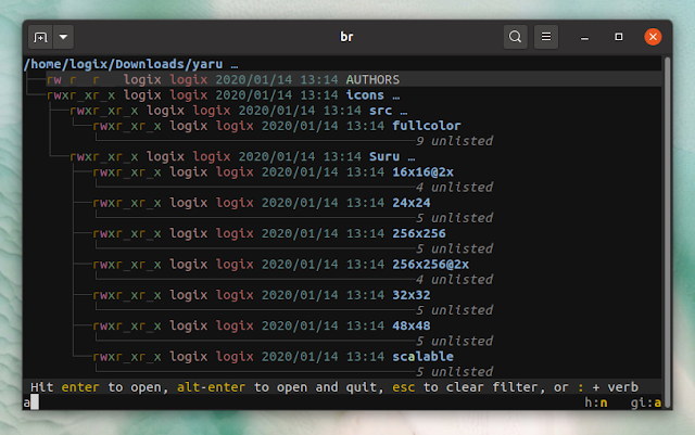 broot Is An Interactive Treeview Directory Navigation Tool For The ...