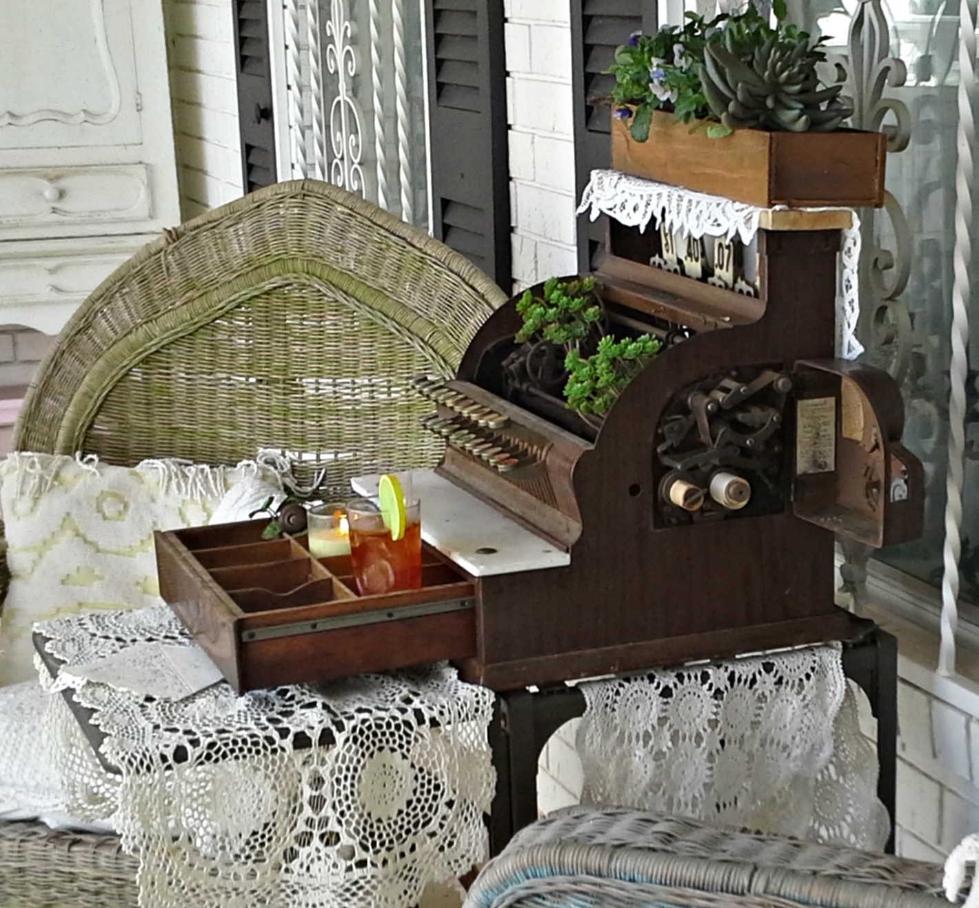 Penny's Vintage Home: Repurposing a Vintage Cash Register