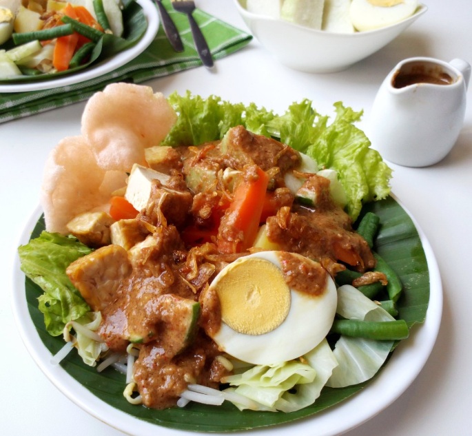 How to make gado-gado (Indonesian salad) - F-Art Colection