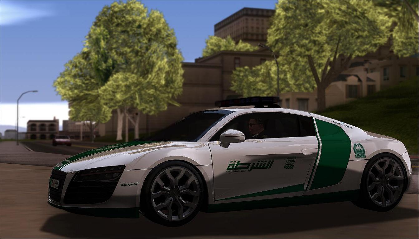POPO-SPOT: 【REL】2014 Audi R8 V8 FSI Dubai Police【ELM】