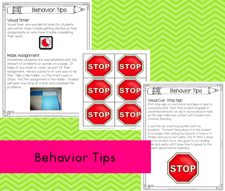 Behavior 101 | Teach123