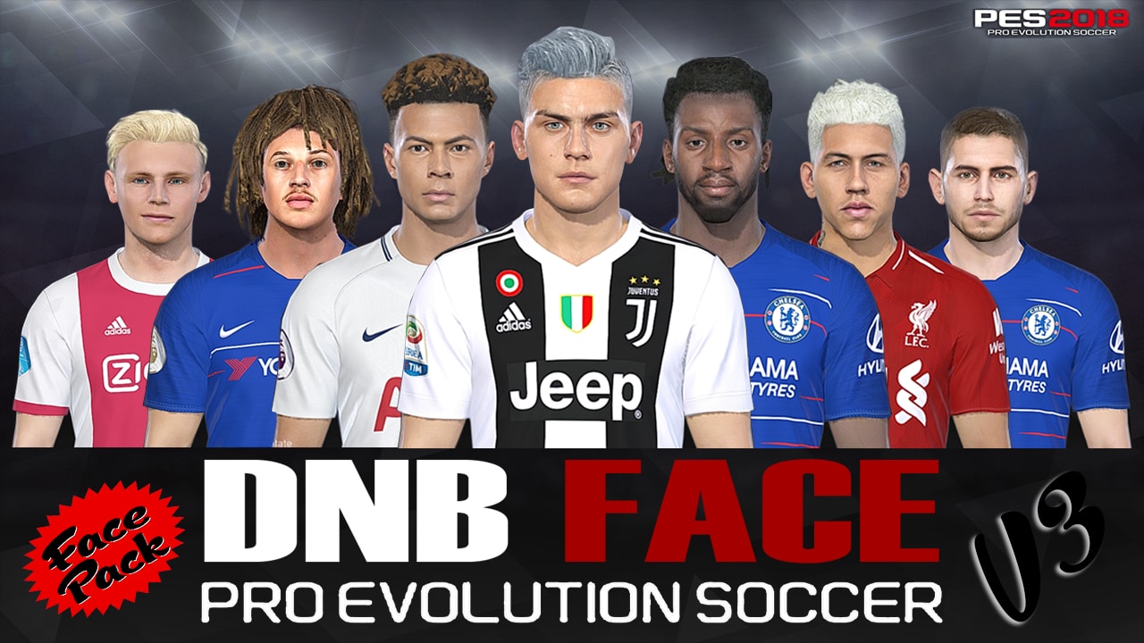 pes-modif: PES 2018 Face Pack V3 by DNB Face