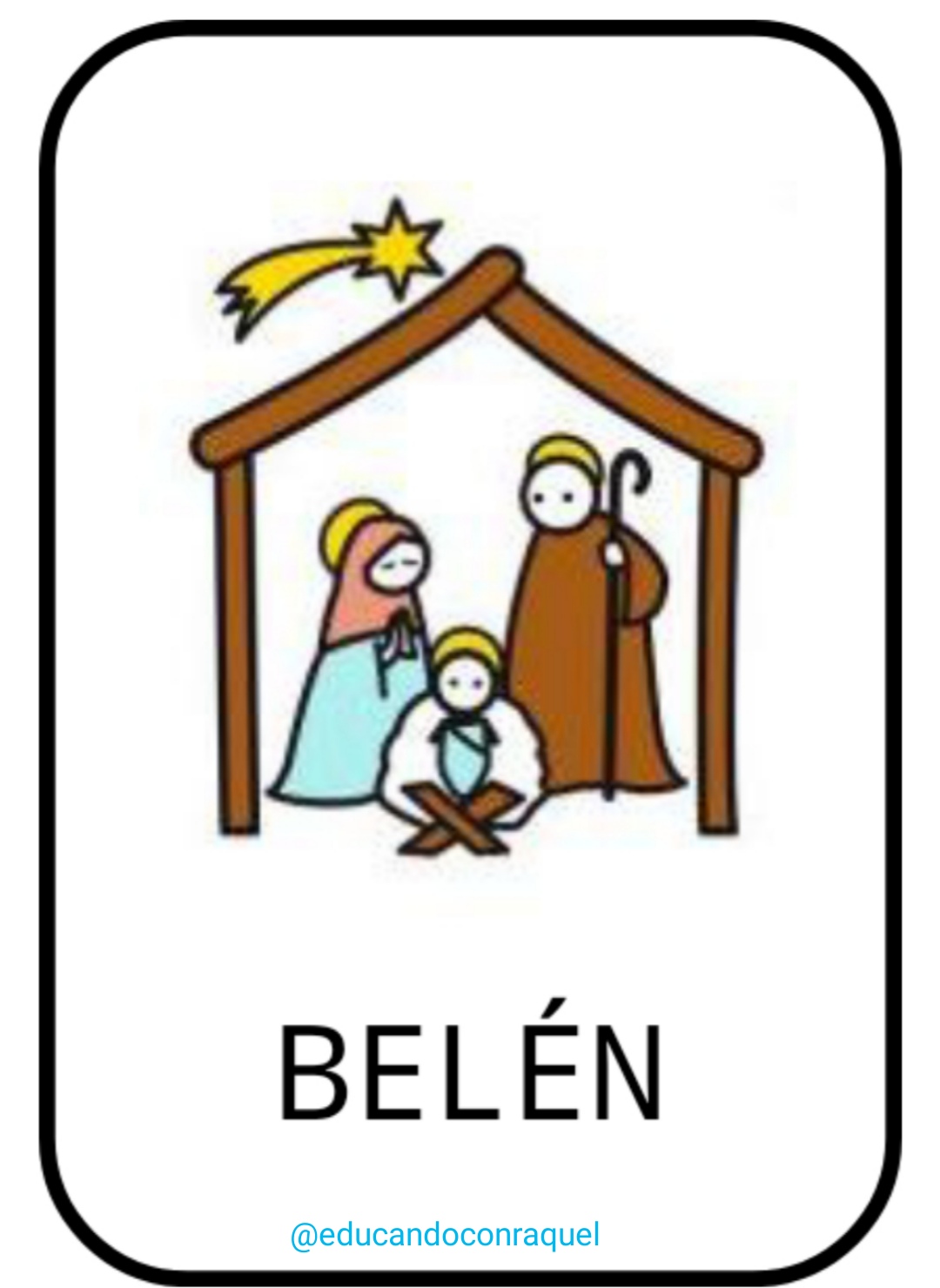 Educando con Raquel: Cuaderno de Vocabulario con Pictogramas: LA NAVIDAD