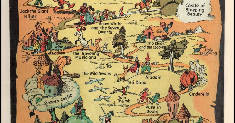 Whirled of Kelly: Map of the Fairy Tale Lands