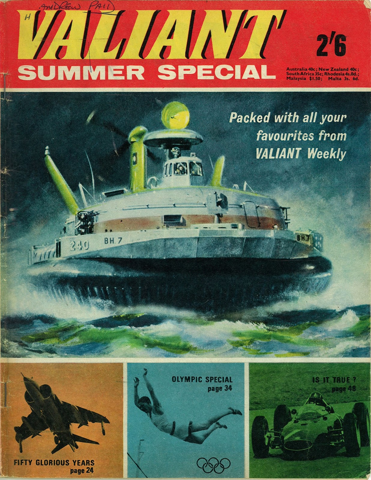 Jamie on the wing: valiant summer special 1968 part one 1-49
