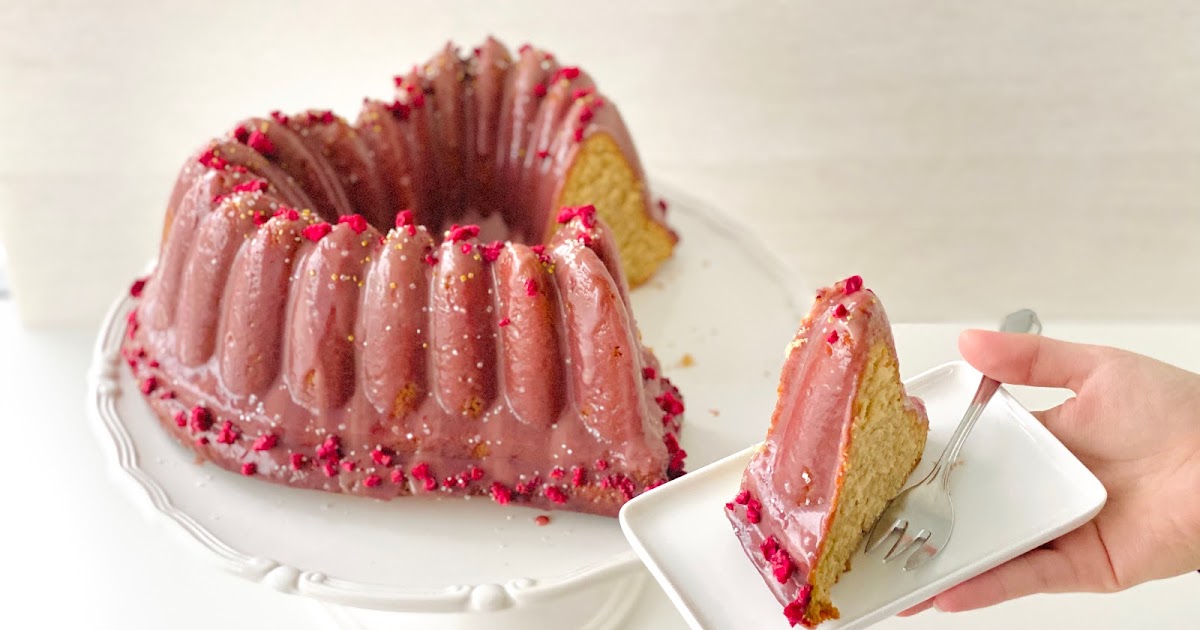 Fueling with Flavour: Ruby Chocolate Bundt Cake