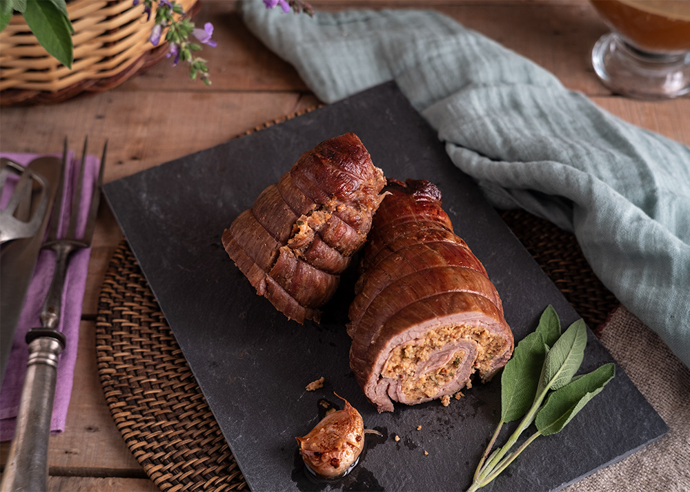 Las recetas de Manu: CARNE DE TERNERA RELLENA CON SALVIA