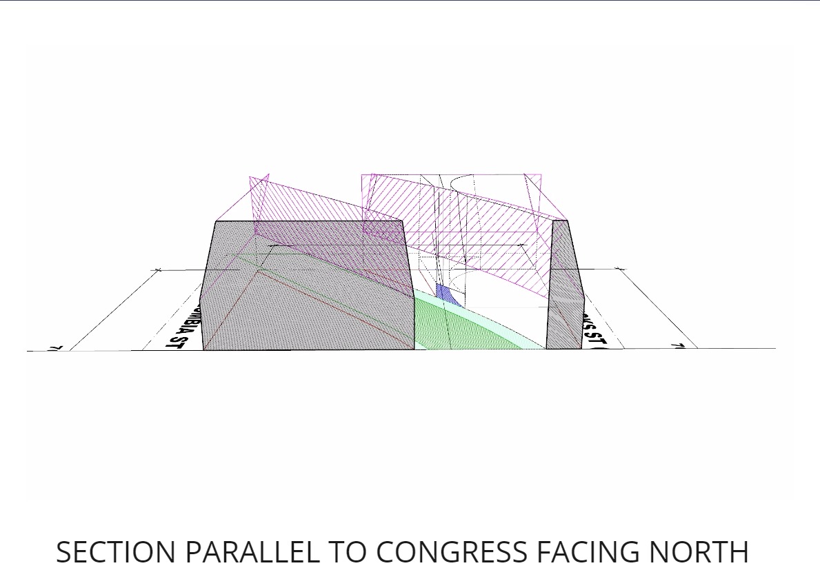 Site Zoning Envelope and FAR Massing