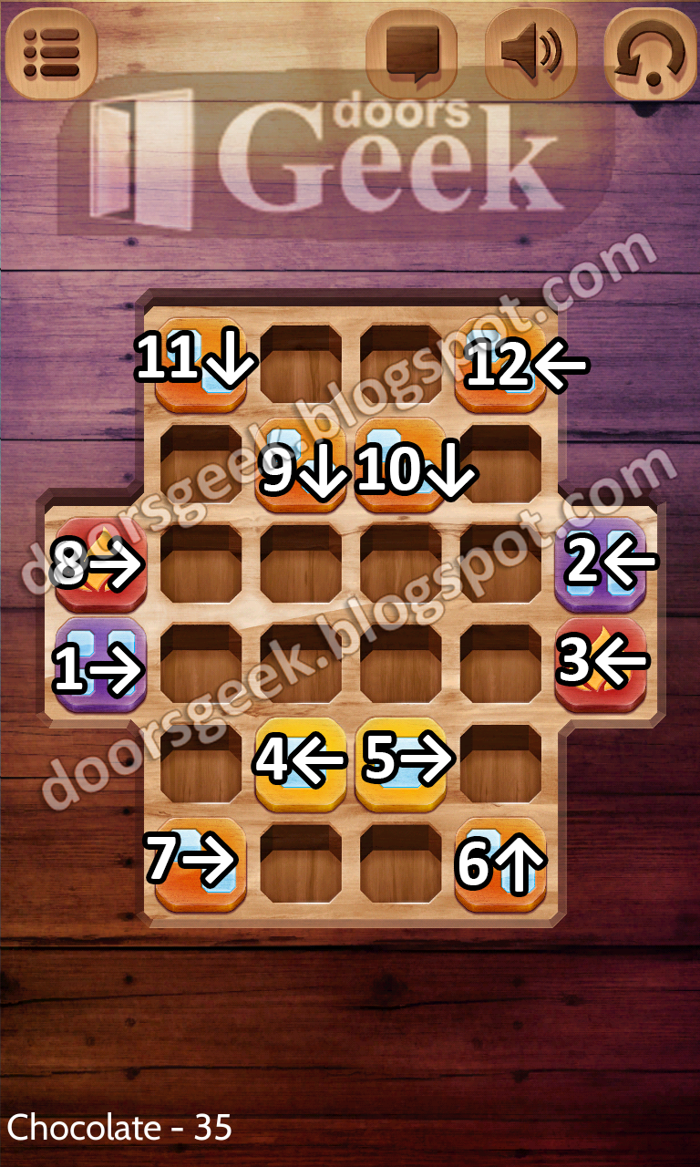 Puzzle Retreat Chocolate Level 1 to Level 36 Walkthrough ~ Doors Geek