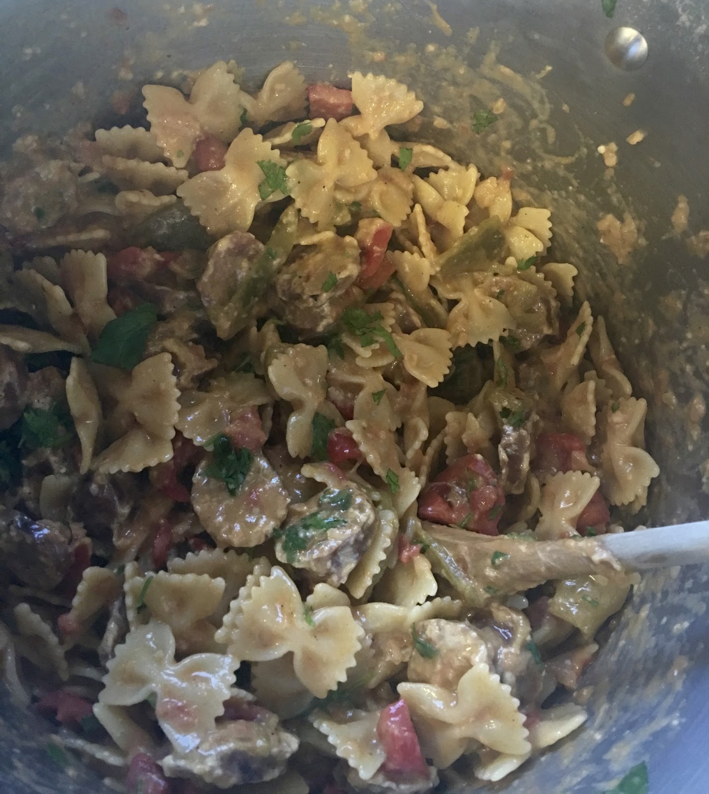 Kookin' With Kimberly: Mexican Fiesta Pasta with sausage