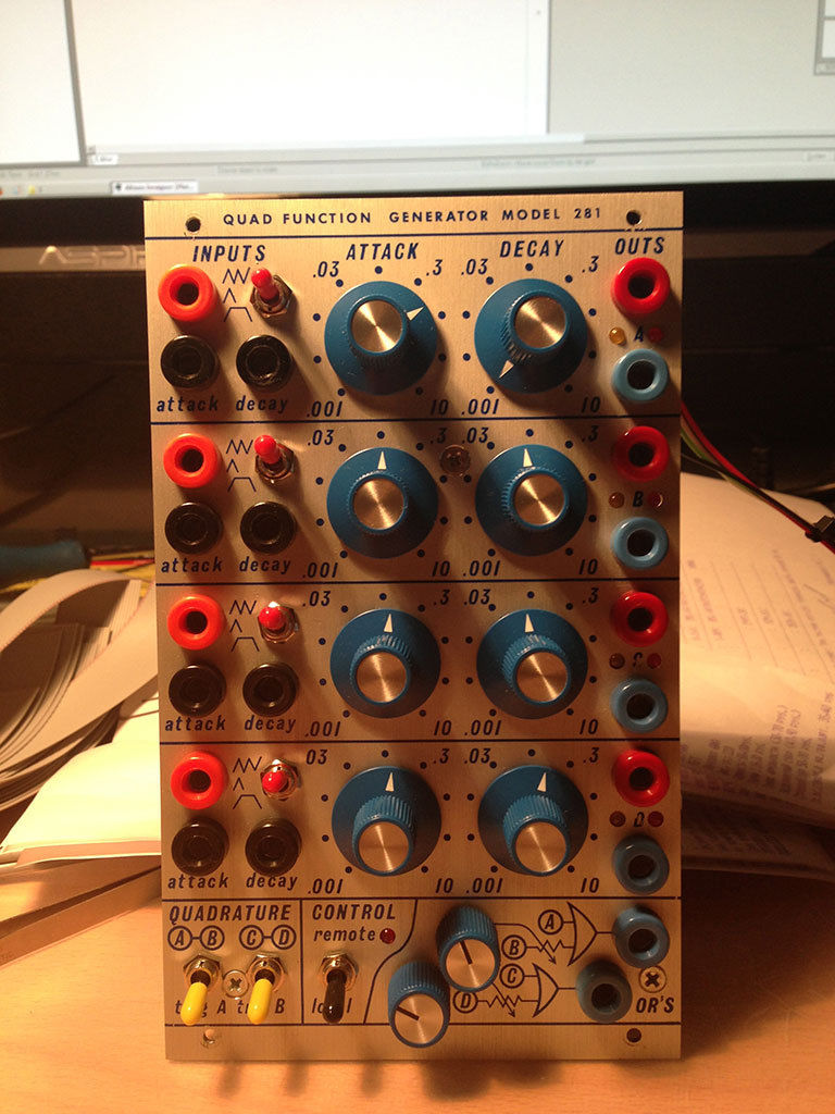 Matrixsynth Quad Function Generator Model 281r In Buchla Format 0397