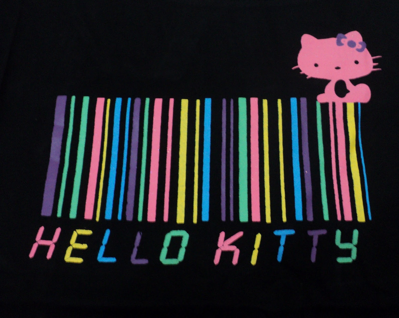 Kaos Hello Kitty "Barcode Black" : Toko Online Hello Kitty Figure ...
