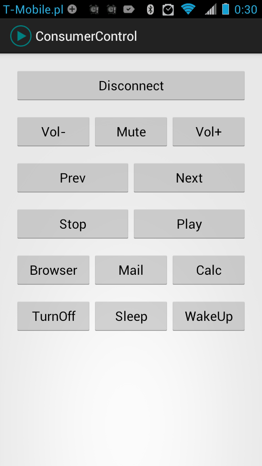 InputStick: Consumer Control Device