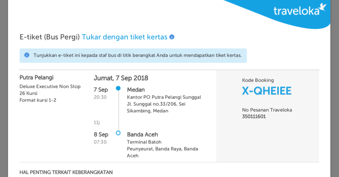 Ayo Naik Bus!: Jalan-Jalan ke Sabang Naik Putra Pelangi Non Stop Hanya ...