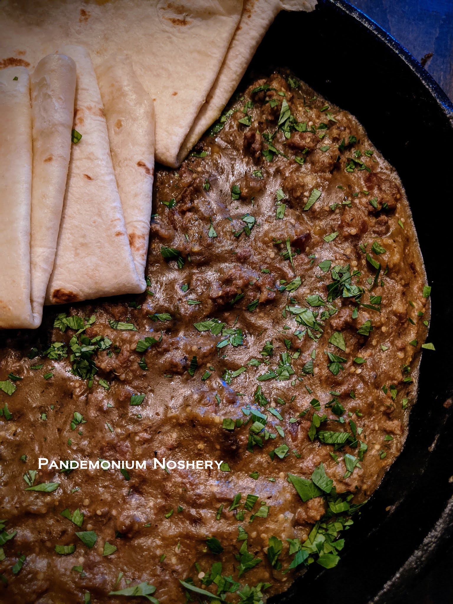 Picadillo en Salsa Verde con Papa