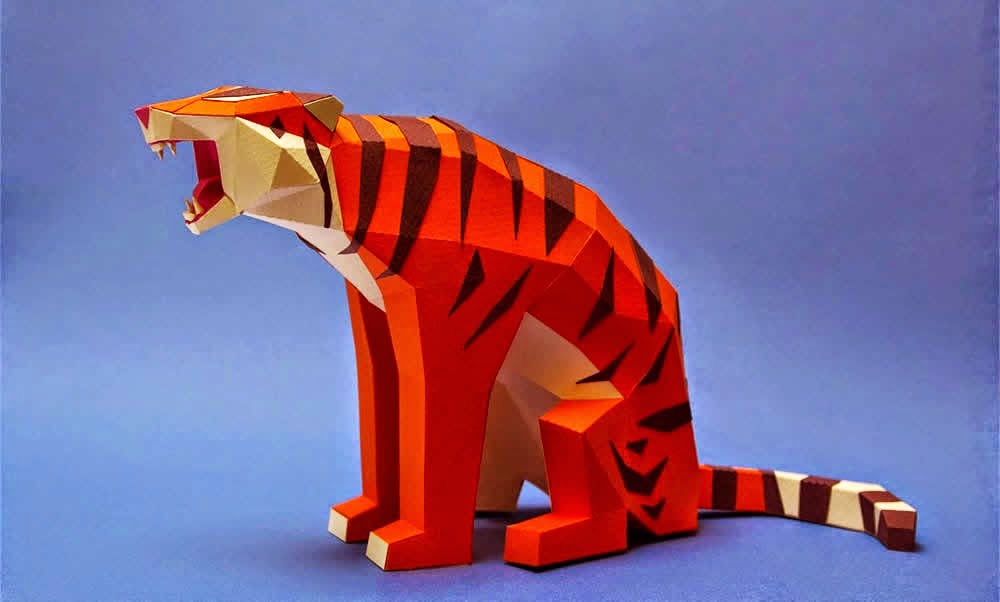 Simply Creative: Geometric 3D Paper Sculptures by Estudio Guardabosques