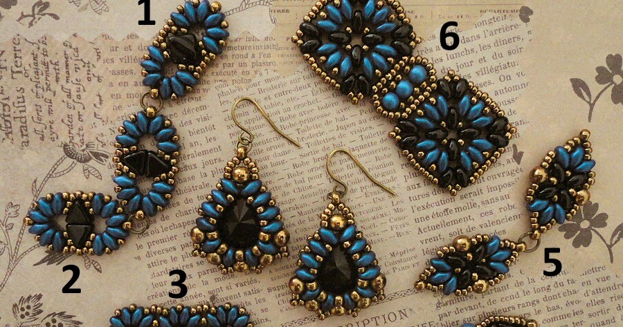 Linda's Crafty Inspirations: Marquesa Earrings and bracelet samples
