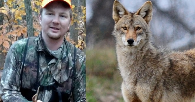 White Wolf : Coyote Hunter using animal caller is mistaken for coyote ...
