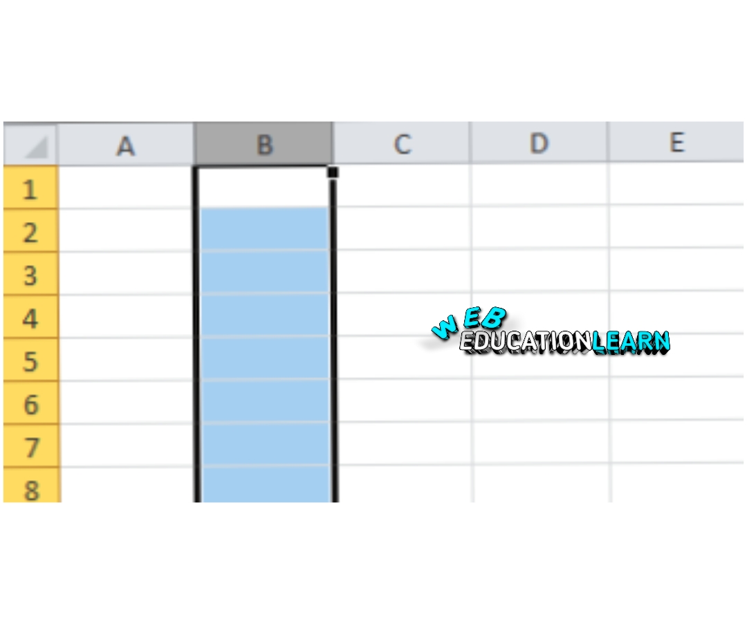#1 Excel Rows And Columns - Webeducationlearn