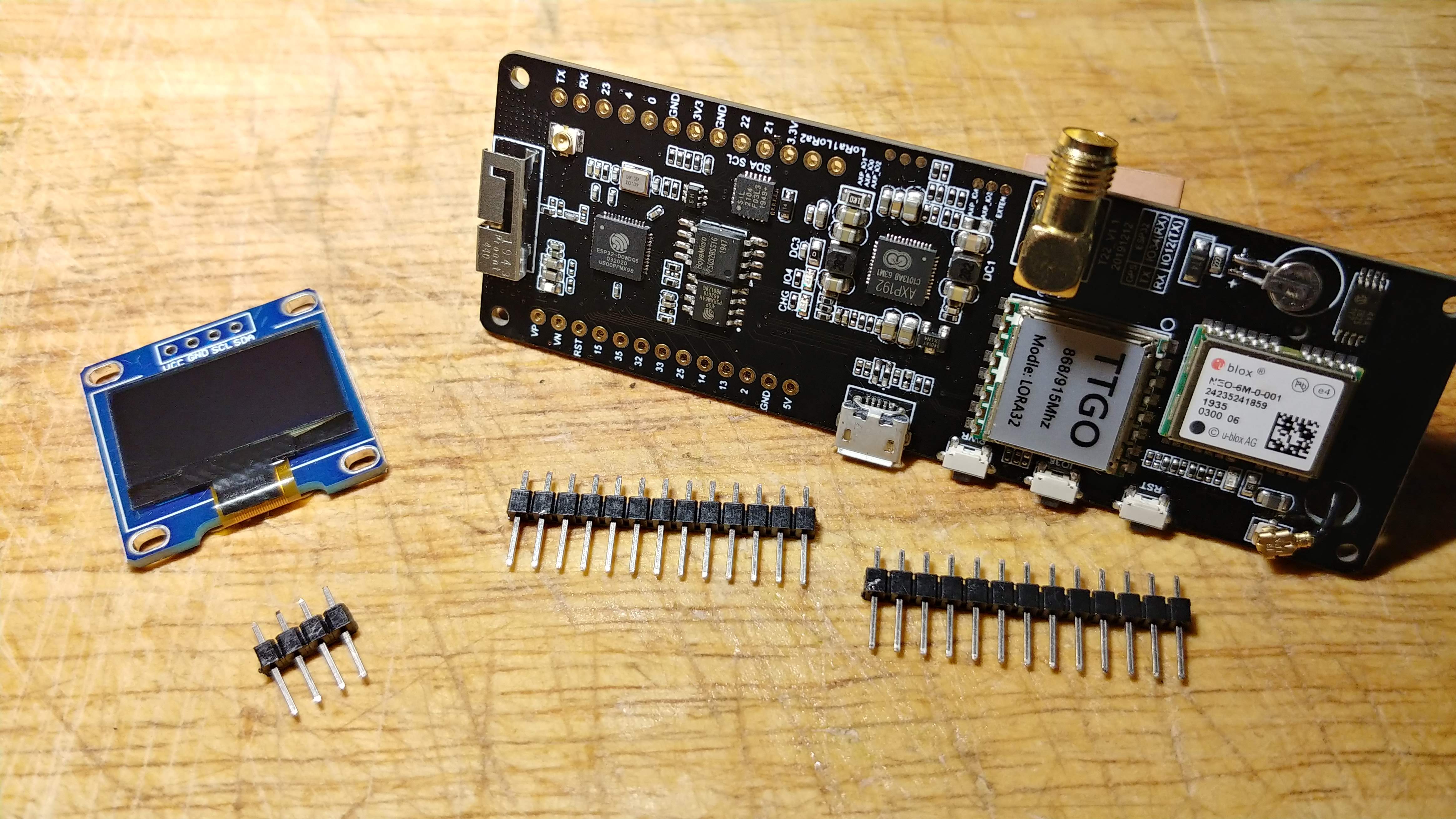 John's Sandbox: Adding an OLED display to a TTGO T-Beam