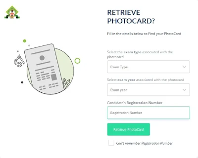 Retrieve NECO Photocard [NCEE, BECE & SSCE] | Photocard Finder