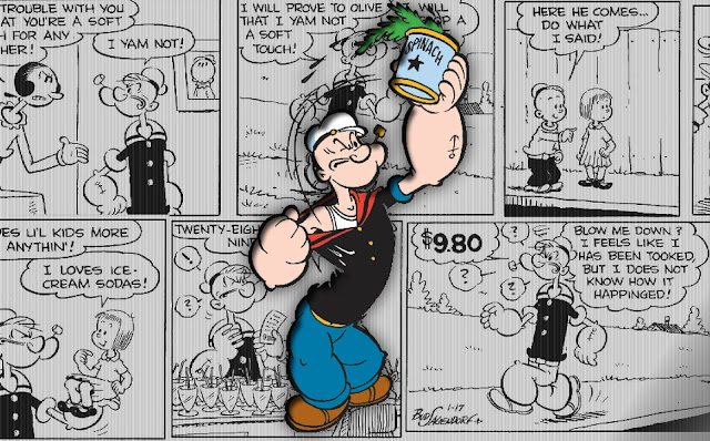 Popeye, o marinheiro mais famoso do mundo está de parabéns: faz 90 anos!
