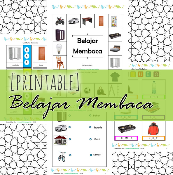 Printable Belajar Membaca - Yuk Kita Belajar