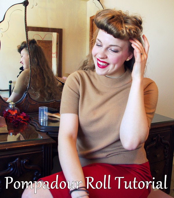 ButterflyLovesSnapdragons: Hair Tutorial: Pompadour Roll